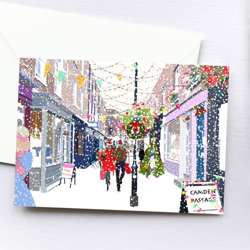 Liberty of London Card London Art English Landmarks LM011 | Etsy