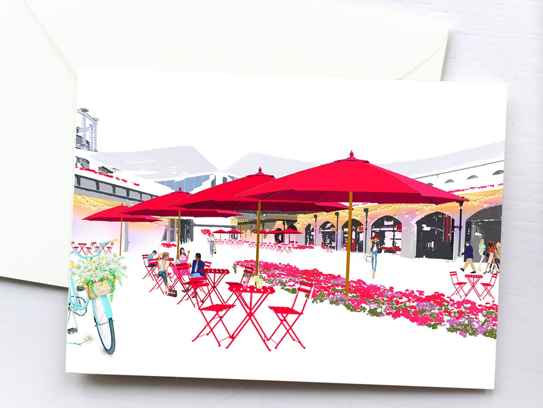 Coal Drops Yard Greeting Card Box Set Handmade Blank Cards - Etsy