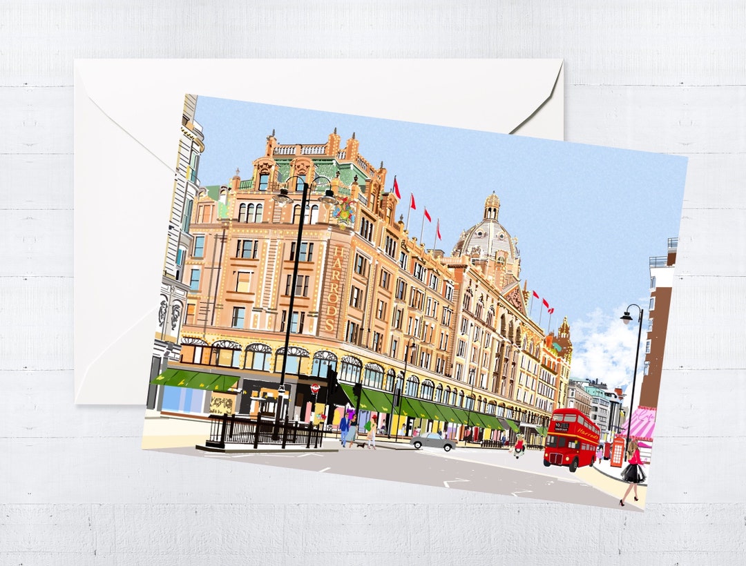 Harrods Greeting Cards and Box Sets | Handmade Blank Cards | Hand Drawn ...