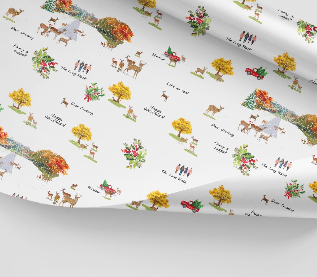 The Long Walk Holiday Wrapping Paper | Christmas Wrapping Paper | Gift ...