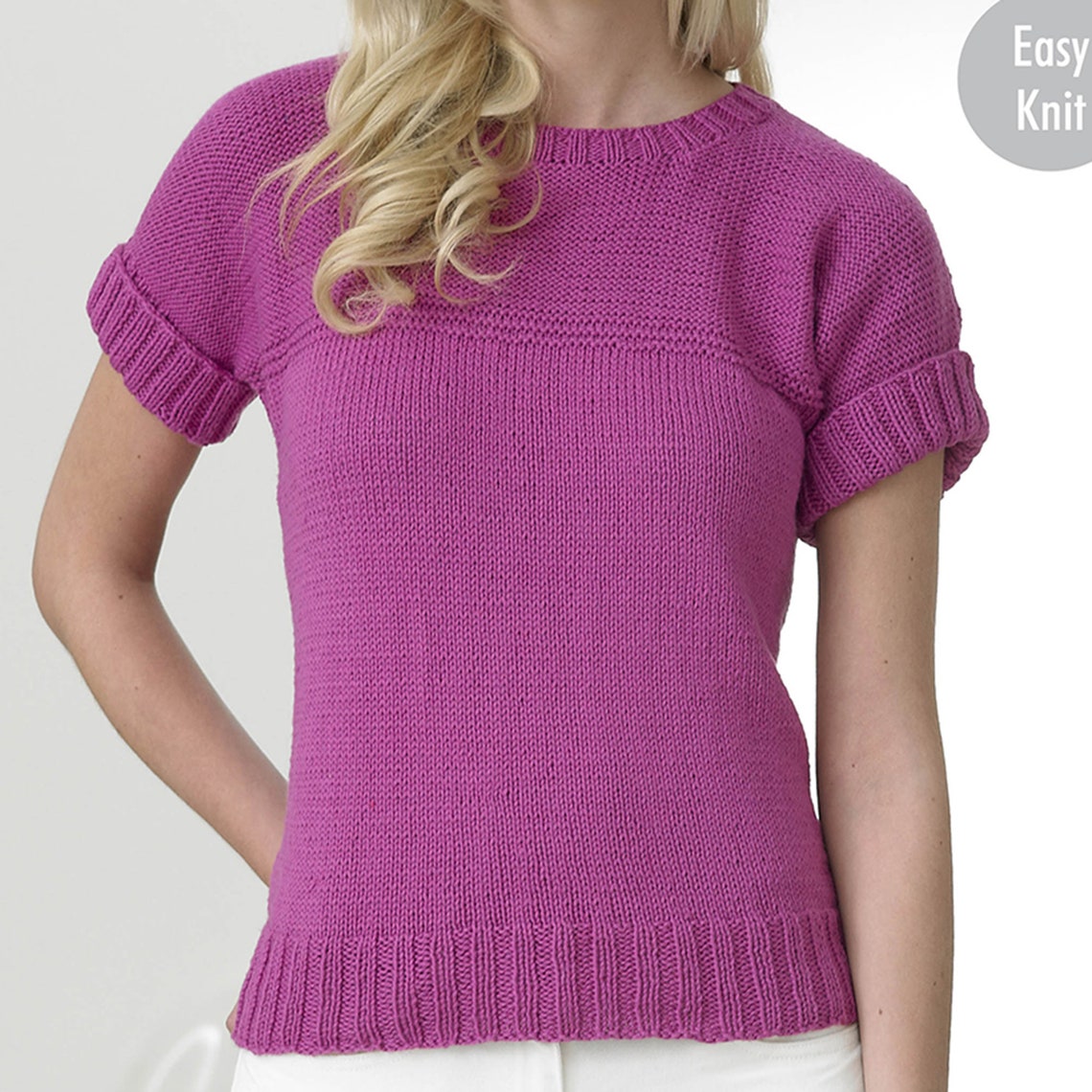 Knitting Pattern: Summer Tops for Ladies in Cotton DK Yarn. - Etsy UK