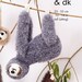 Knitting Pattern: Sloths in King Cole Tinsel Chunky Yarn. Small and ...