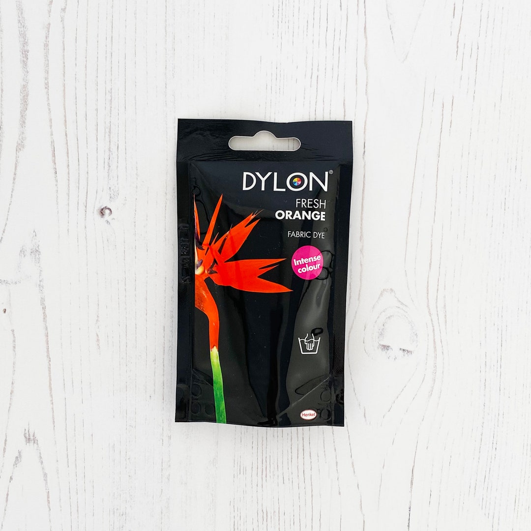 Dylon Fresh Orange Fabric Dye - 50g Sachet - Etsy