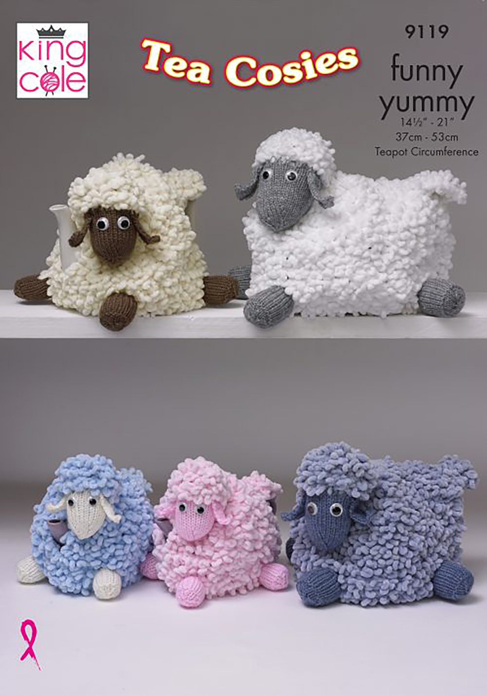 Knitting Pattern: Sheep Teapot Cosy. Hand Knitted in King Cole Funny ...