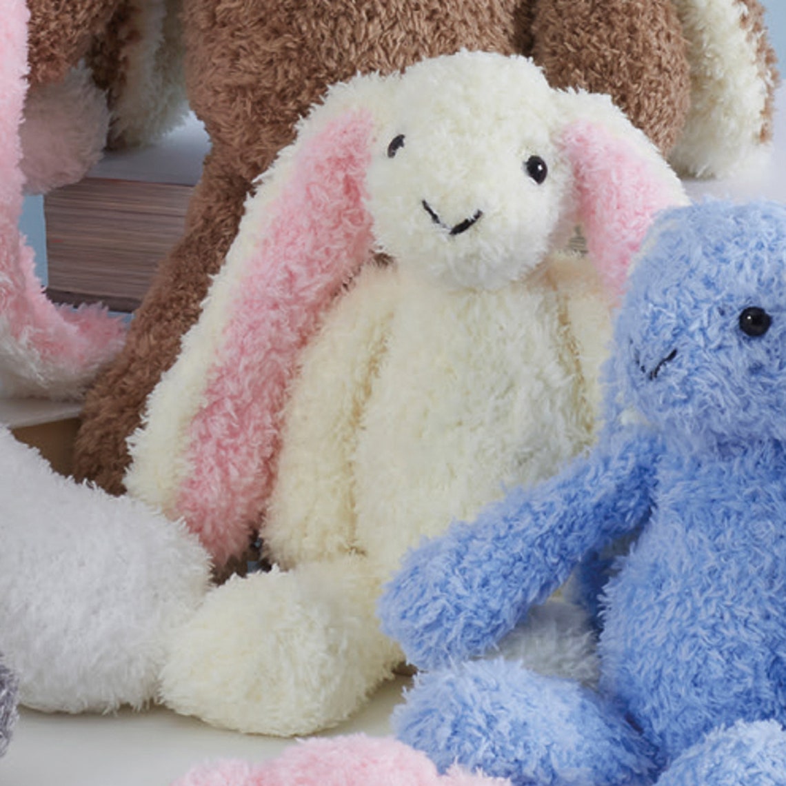 Knitting Pattern: Rabbit Snuggle Toys for Babies. Hand-knitted | Etsy