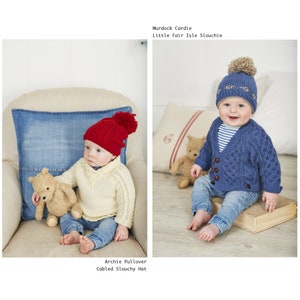 Aran Book 3. 28 Patterns to Knit in Aran Yarn for Kids and Babies From ...