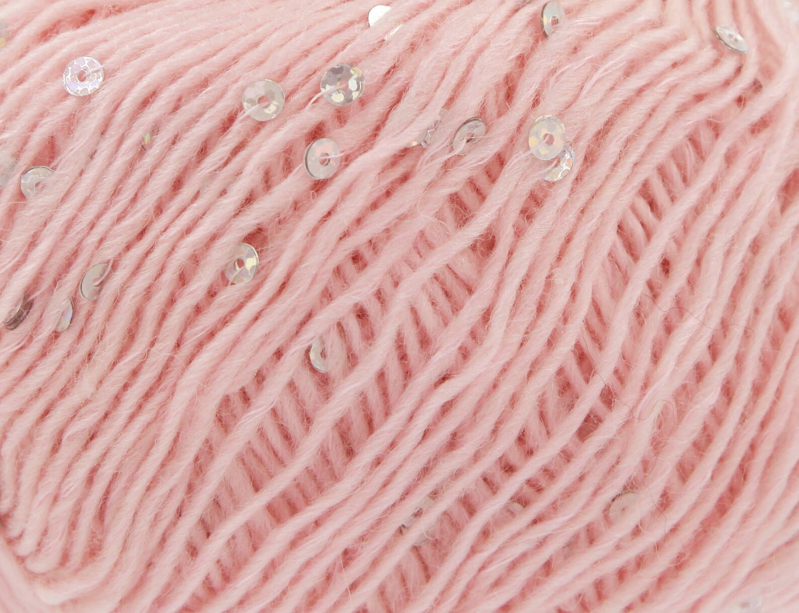 DK Yarn: Galaxy Sparkle DK or Worsted Weight Wool in Pink With Silver ...