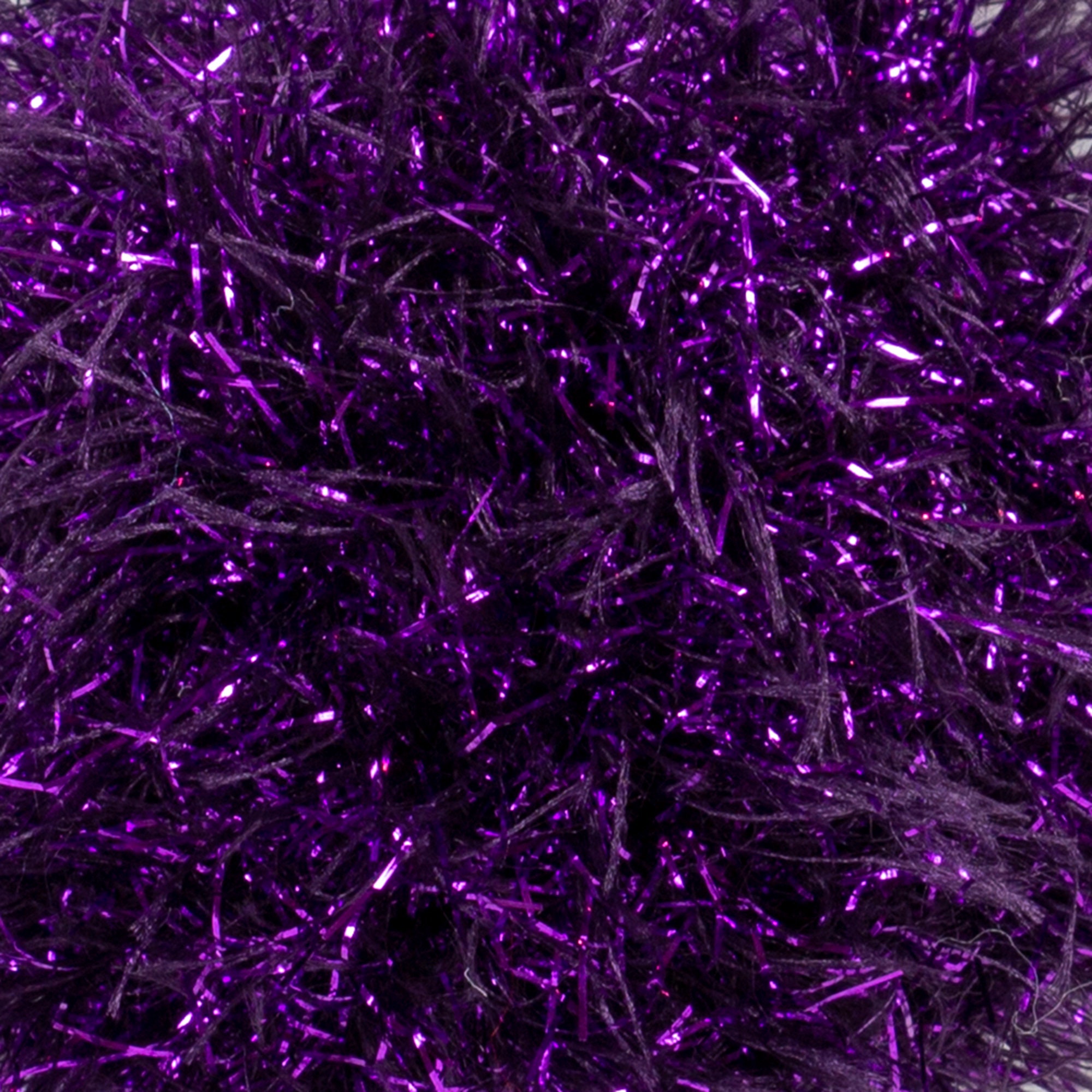 Christmas Bauble in Purple Tinsel. Medium 6.5cm Tinsel - Etsy UK