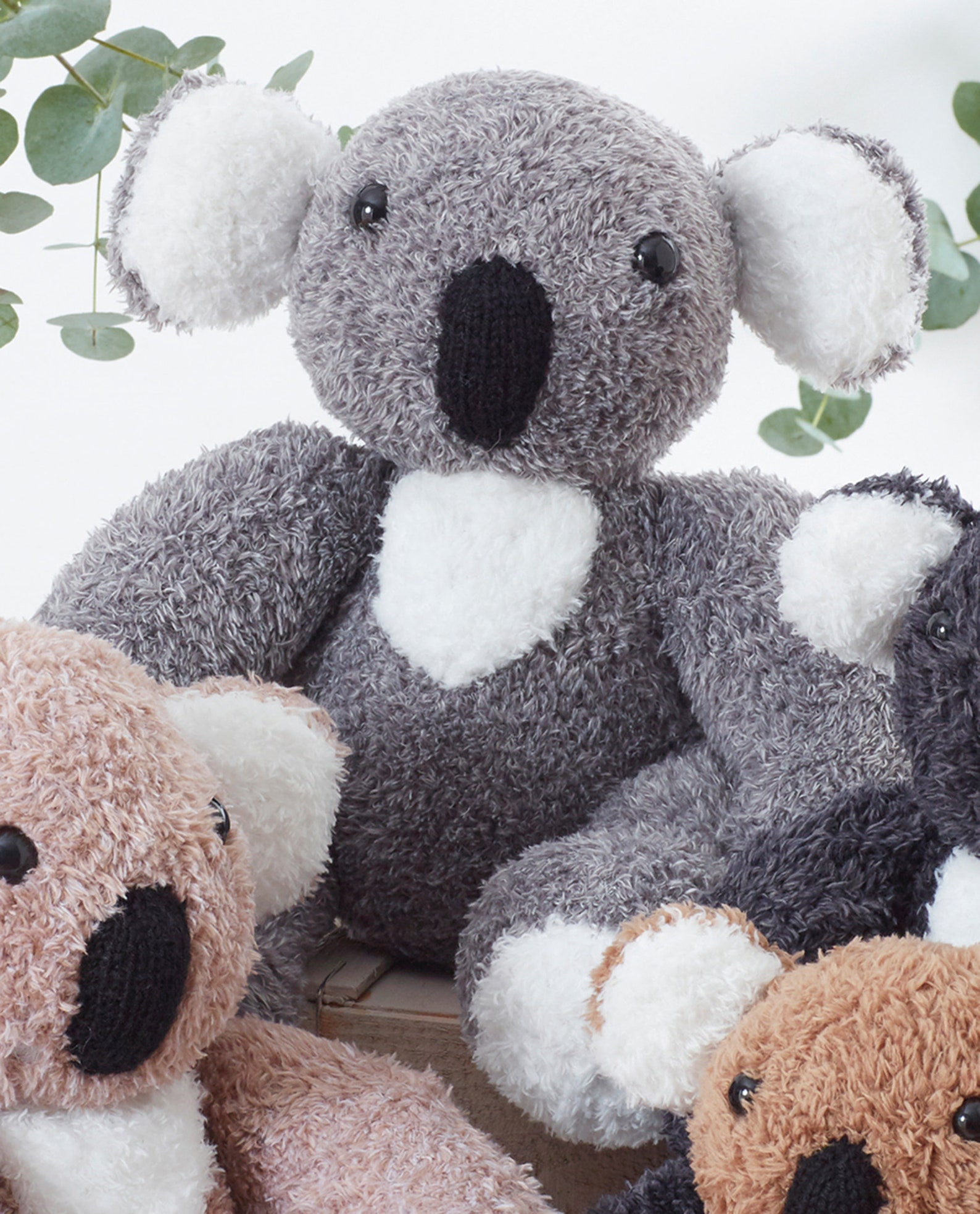 Knitting Pattern: Koalas in King Cole Truffle Yarn. Small and Large ...
