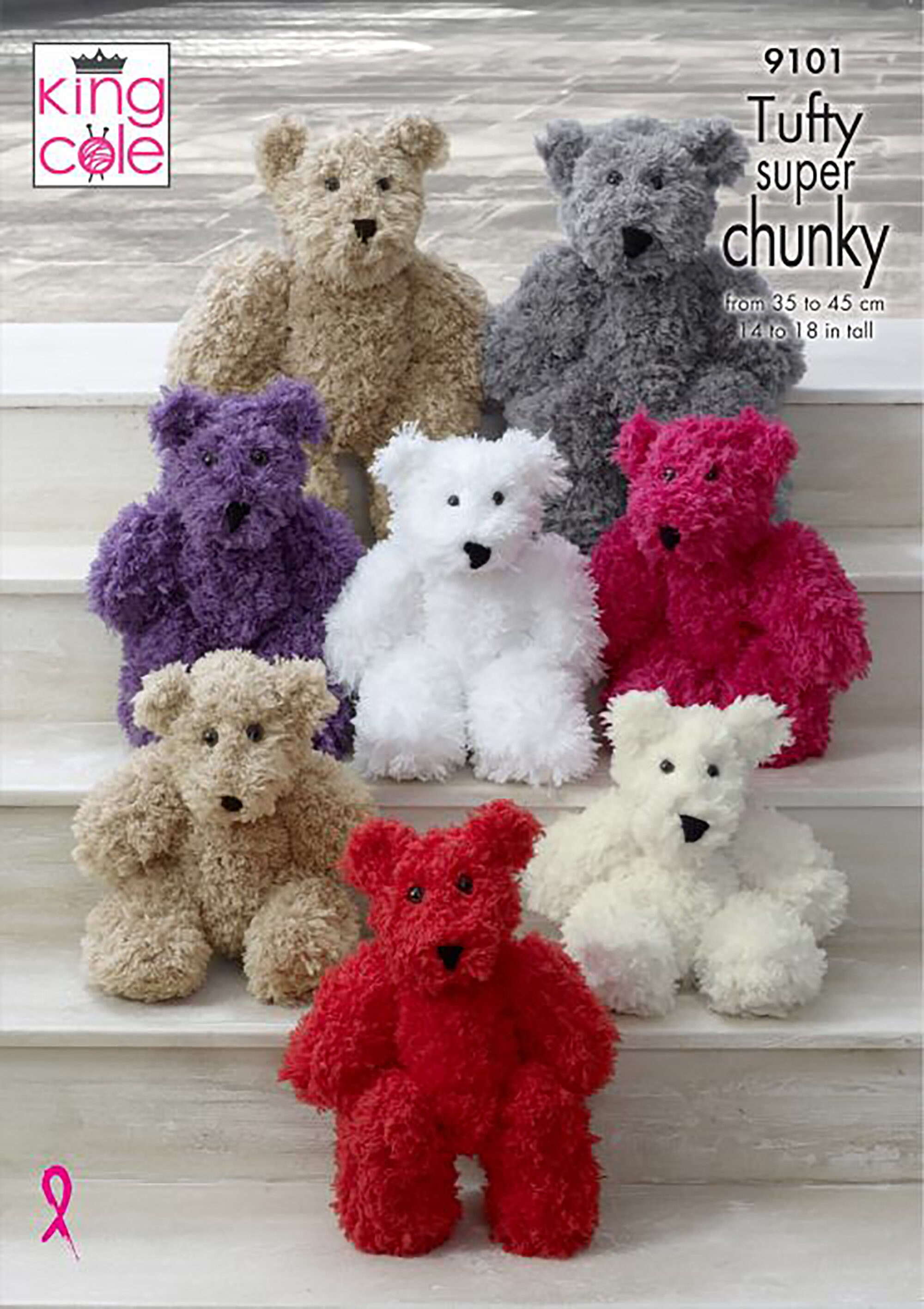 Knitting Pattern: Teddies. Knit a Teddy Bear in King Cole Tufty Super ...