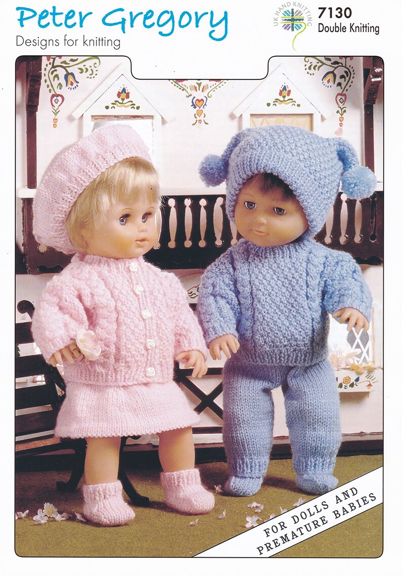 Knitting Pattern: Doll's Outfits. Preemie Baby Clothes. - Etsy UK