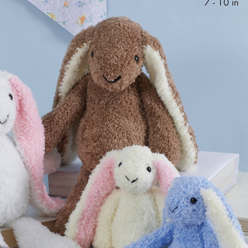 Knitting Pattern: Rabbit Snuggle Toys for Babies. Hand-knitted | Etsy