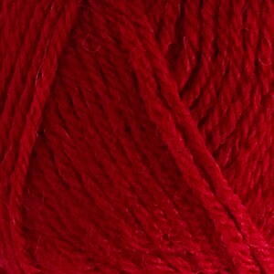 Aran Yarn: Red Aztec Aran With Alpaca. 100g Ball of Aran Yarn by James ...