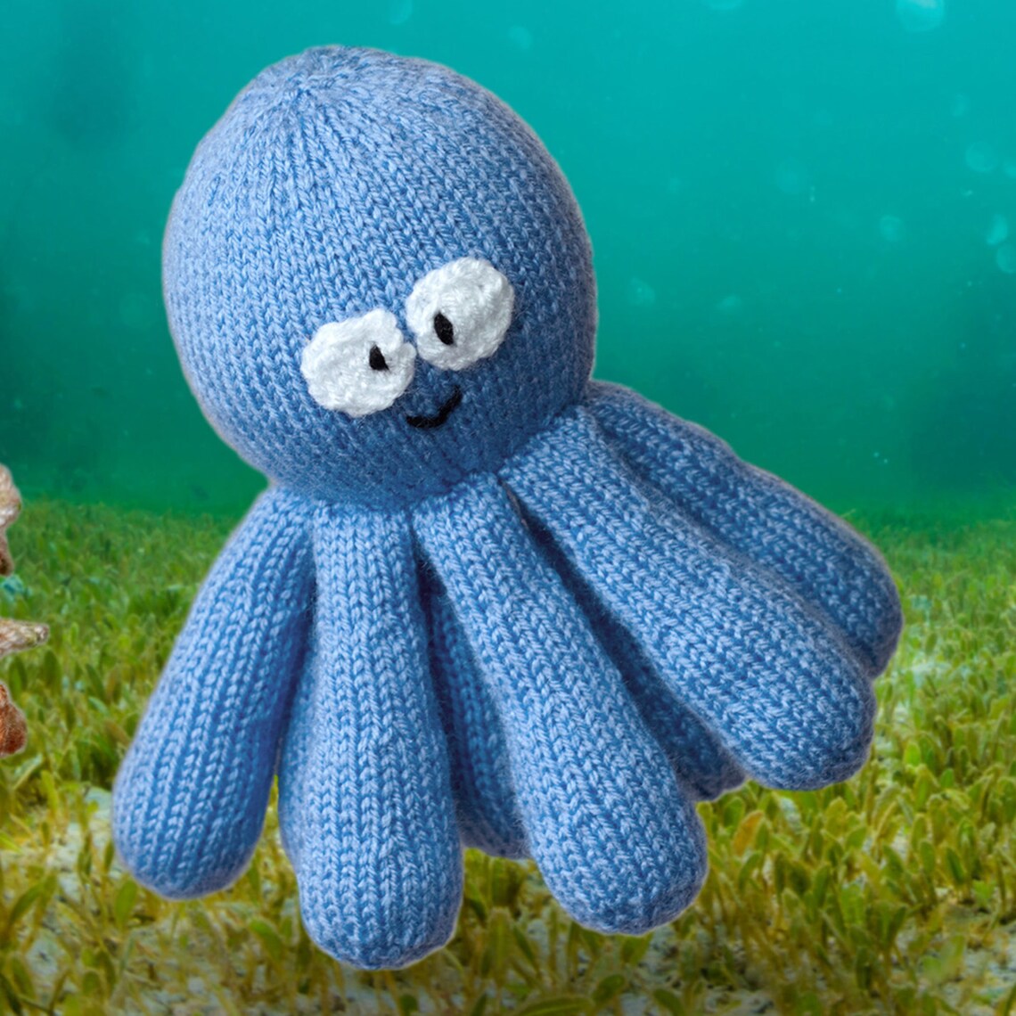 Knitting Pattern: Octopus and Squid Toys in DK Yarn. Fun Sea | Etsy UK
