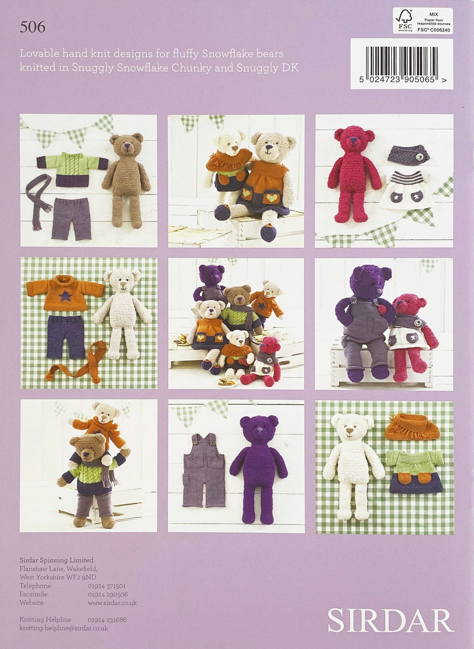 Sirdar the Bear Book Knitting Pattern Book. Cute Collection of - Etsy UK