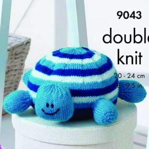 Knitting Pattern: Tortoise Knitted Toys. Small and Large Tortoises in DK Yarn - Etsy UK