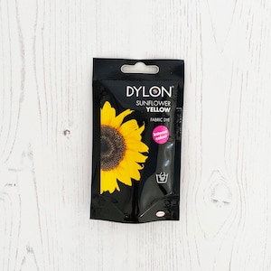 Dylon Fabric Hand Dye, 50g Sachet, Yellow. Intense Colour Fabric Dye in ...