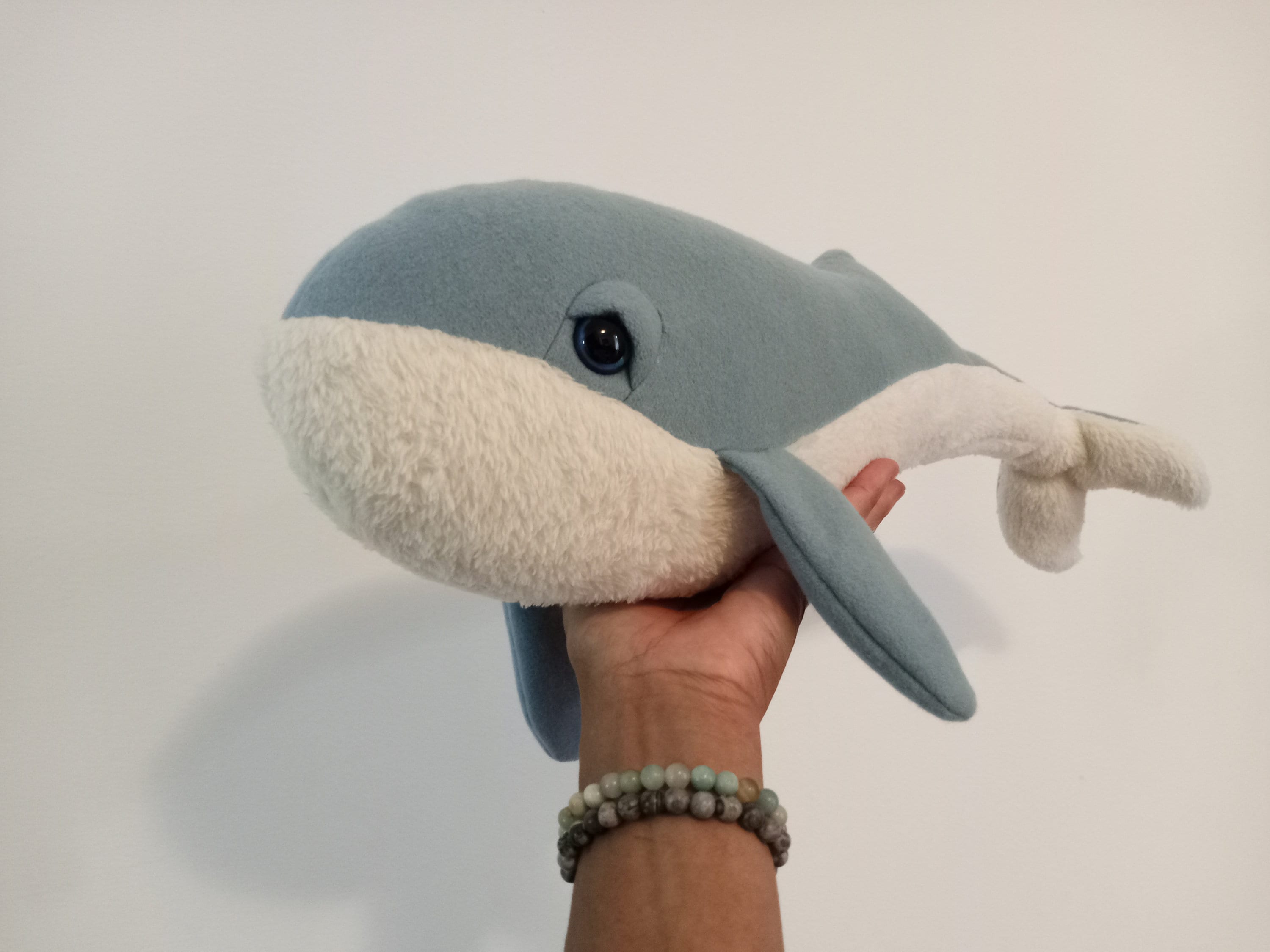 Humpback whale / Plush whale / Sea creature / Handmade stuffed animal ...