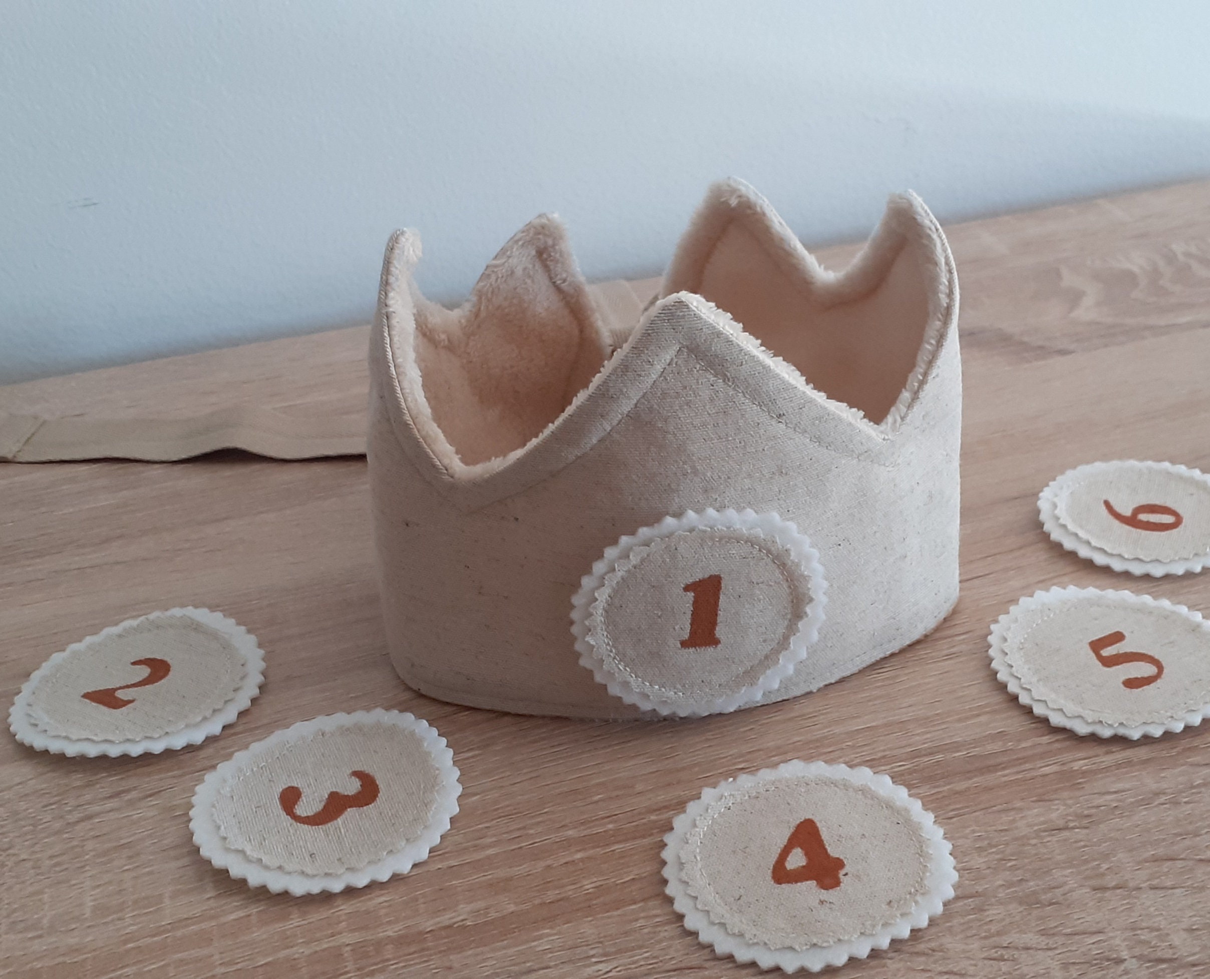 Birthday Crown With 6 Numbers, First Birthday Crown, Boy Crown, Girl ...