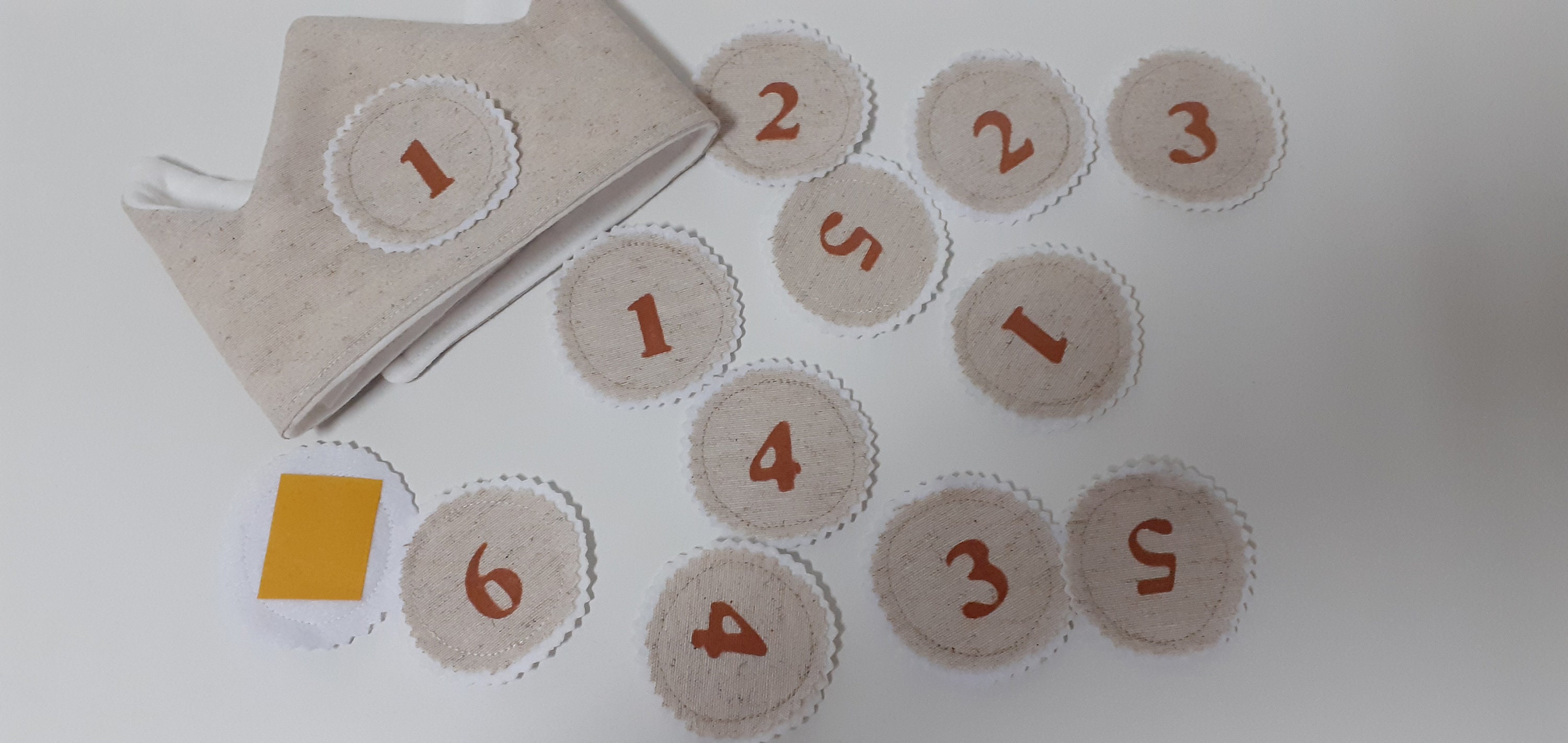 Badge Numbers for Birthday Crowns, Self-adhesive Numbered Badges ...