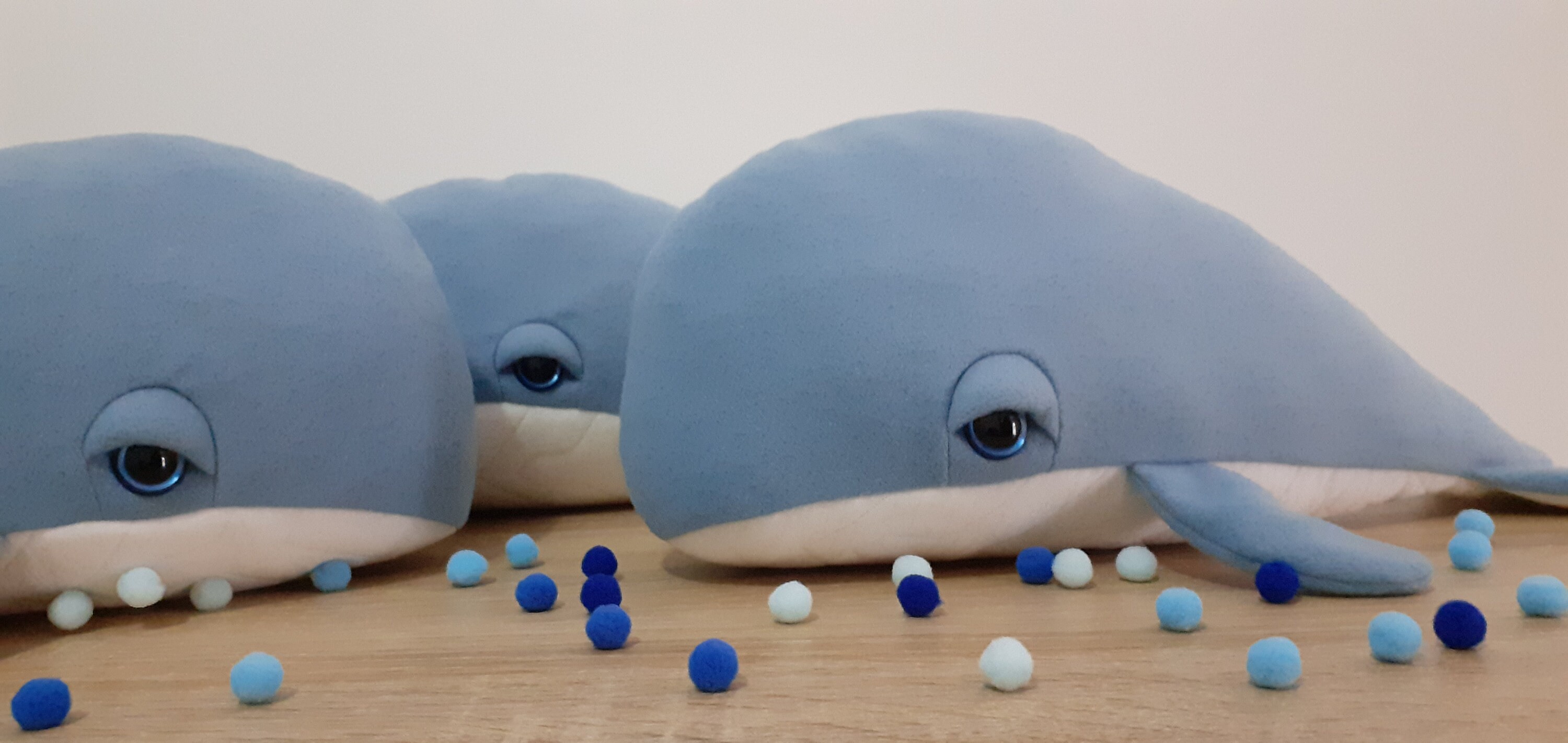 Blue Whale / Plush Whale / Sea Creatures / Handmade Stuffed Animal ...
