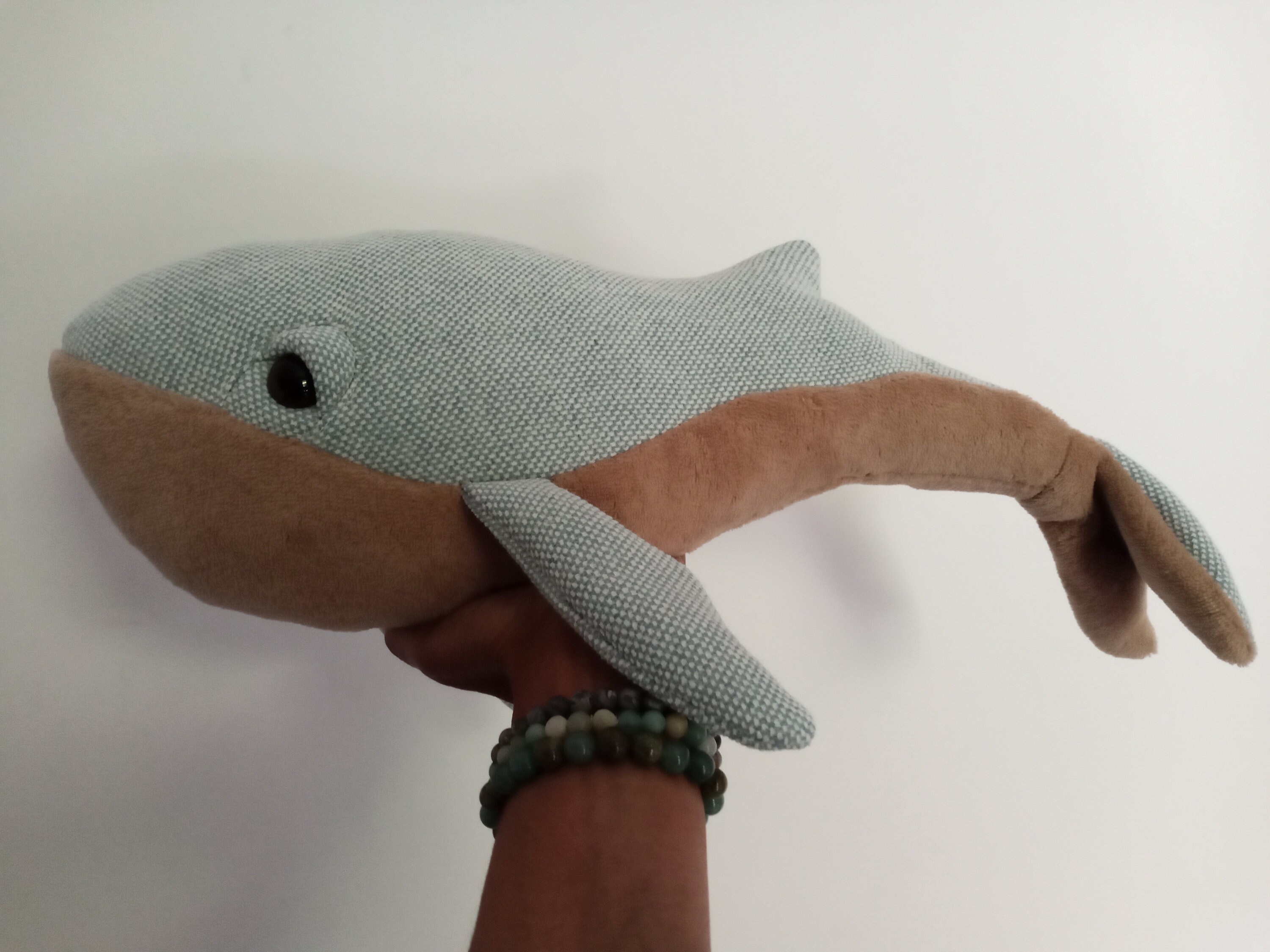 Humpback whale / Plush whale / Sea creatures / Handmade stuffed animal ...