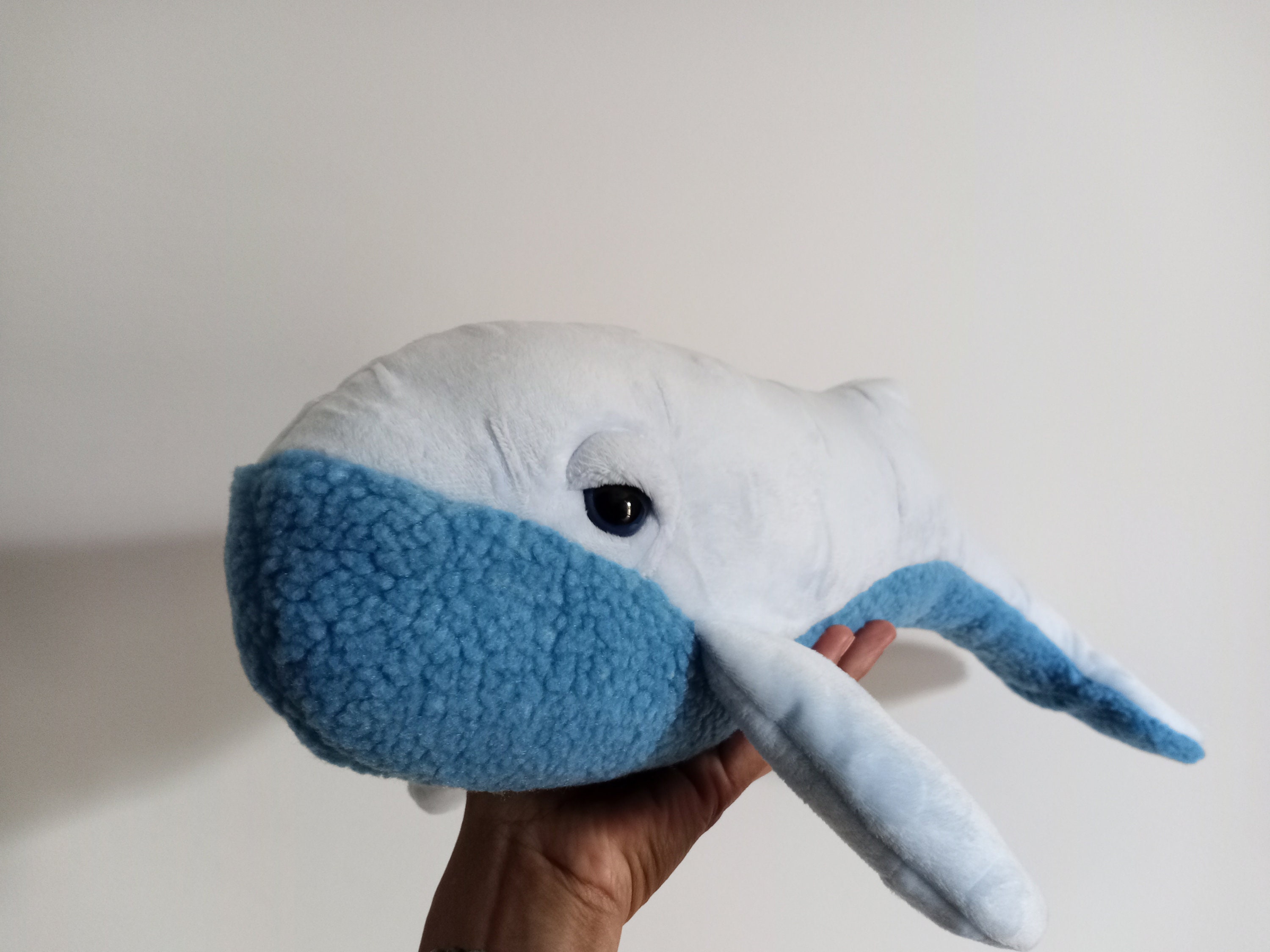 Humpback whale / Plush whale / Sea creatures / Handmade stuffed animal ...