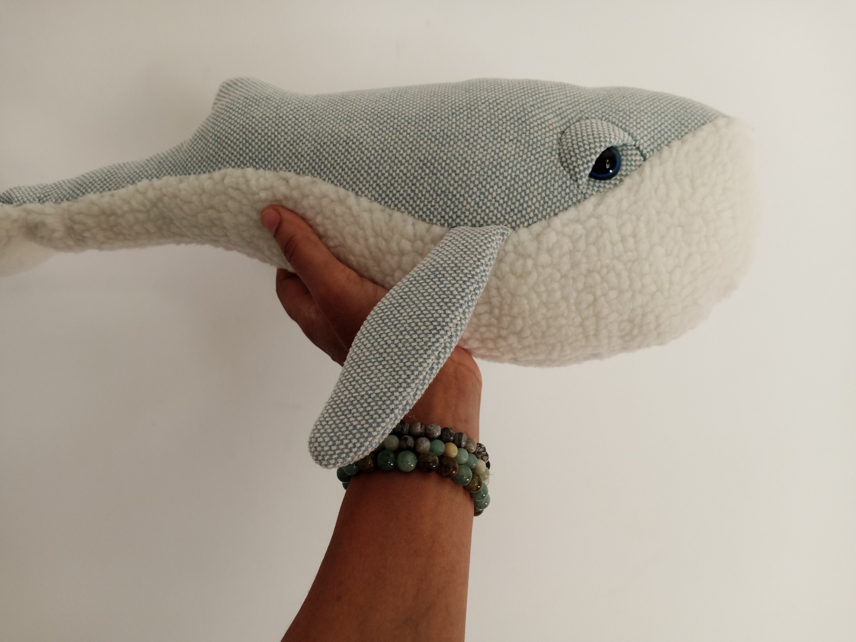 Humpback whale / Plush whale / Sea creatures / Handmade stuffed animal ...