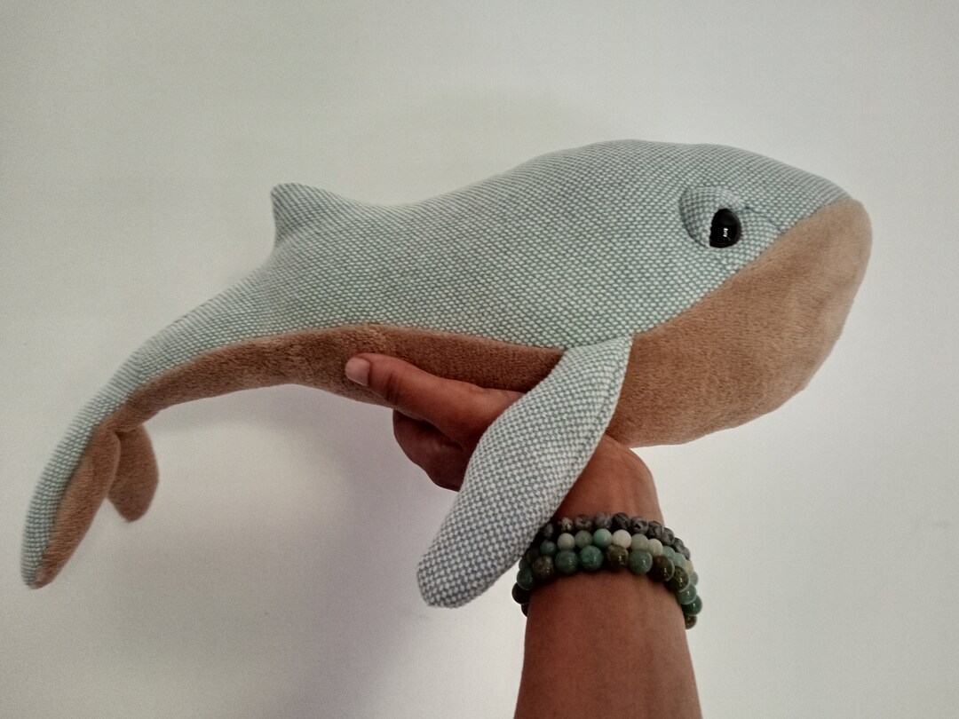 Humpback whale / Plush whale / Sea creatures / Handmade stuffed animal ...