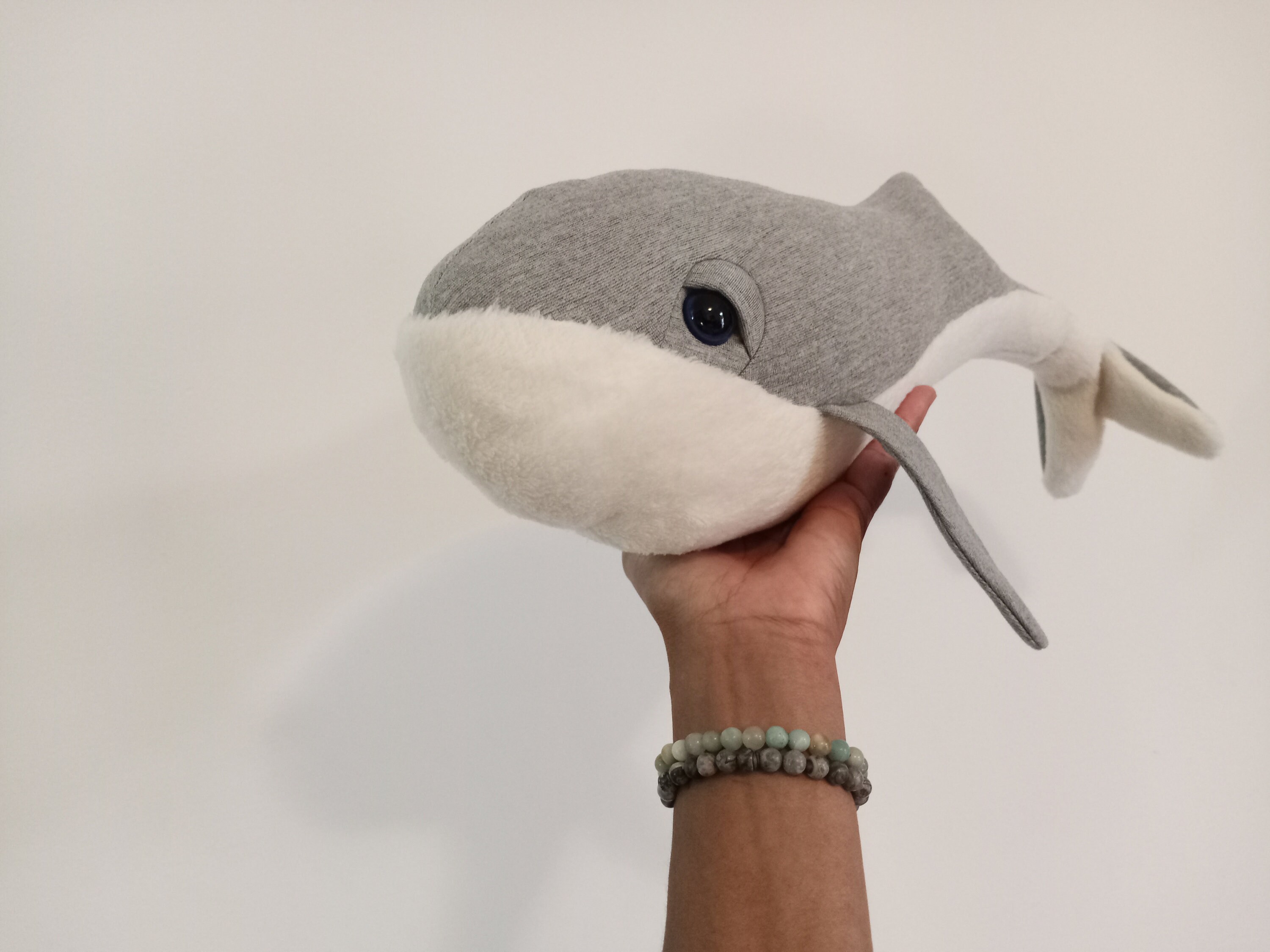 Humpback whale / Plush whale / Sea creature / Handmade stuffed animal ...