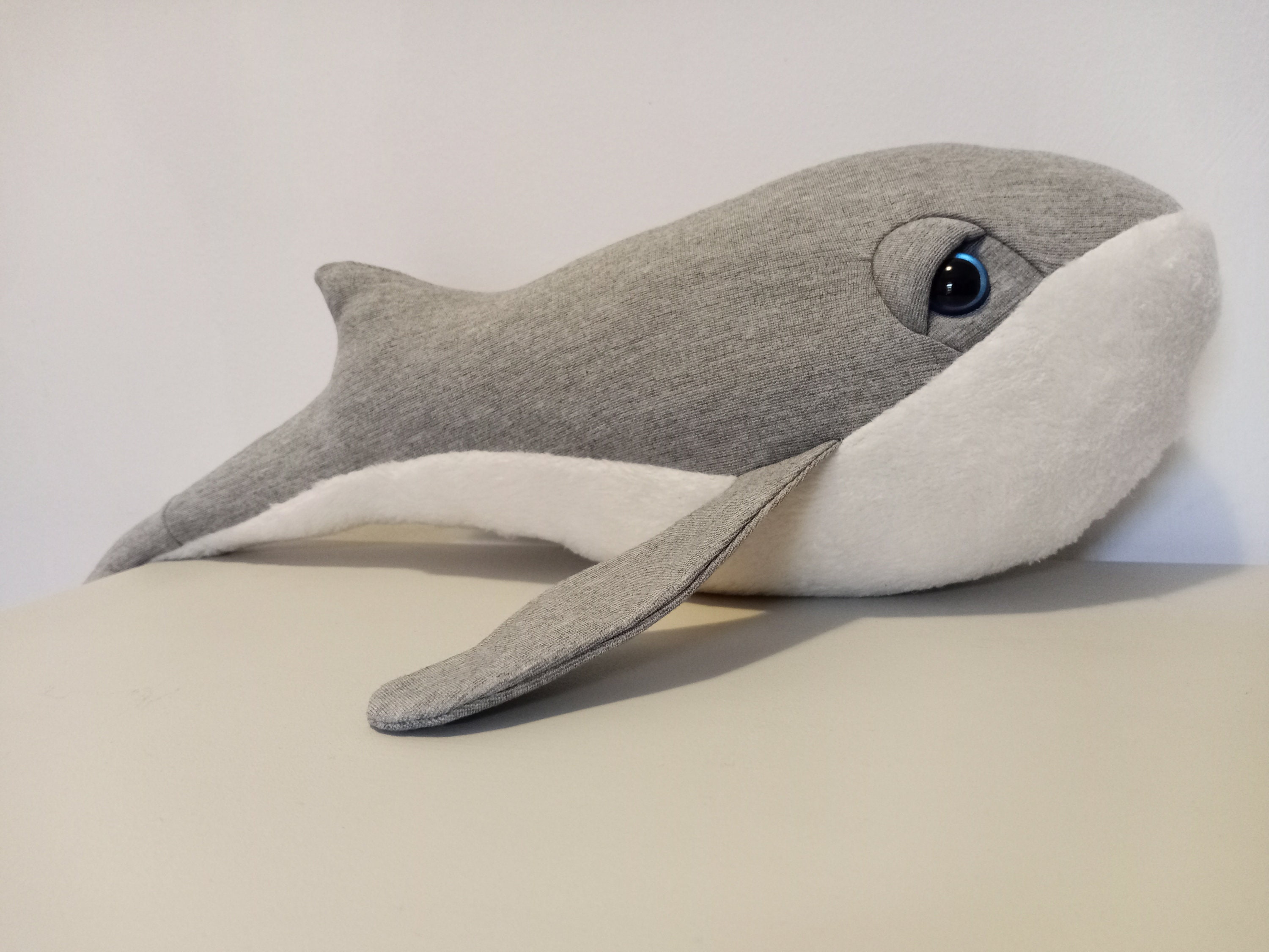 Humpback whale / Plush whale / Sea creature / Handmade stuffed animal ...