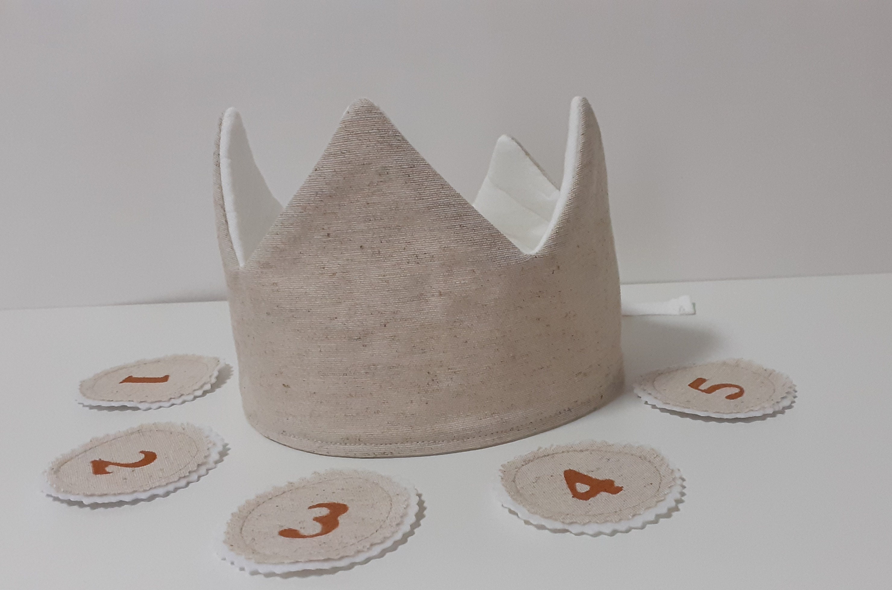 Birthday Crown With 6 Numbers, First Birthday Crown, Boy Crown, Girl ...