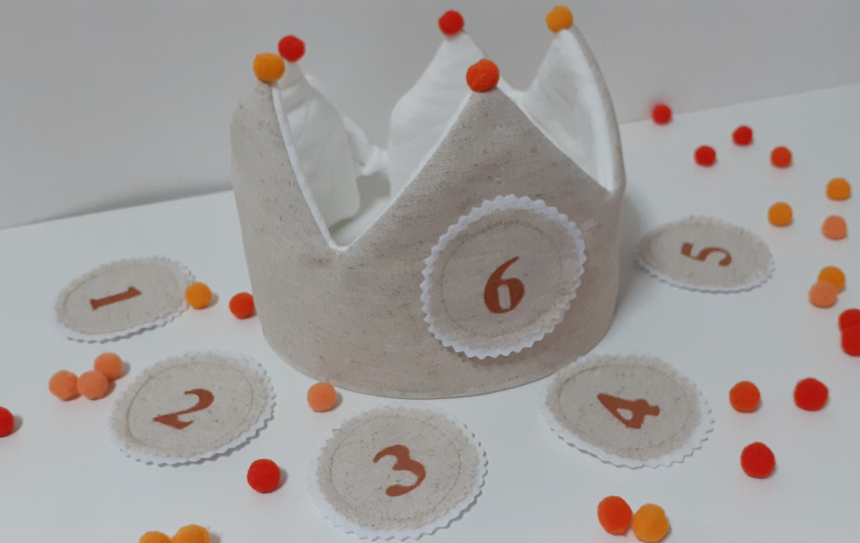 Birthday Crown, First Birthday Crown, Boy / Girl Crown, Badge Numbers ...