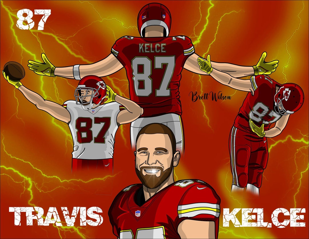 Travis Kelce Poster - Etsy