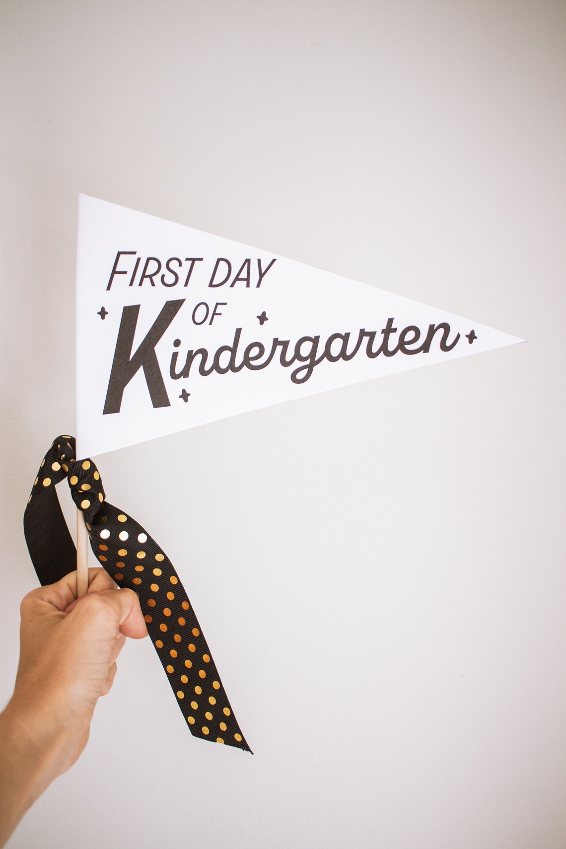 First Day of School Printable Flags: Preschool-6th Grade Bundle ...