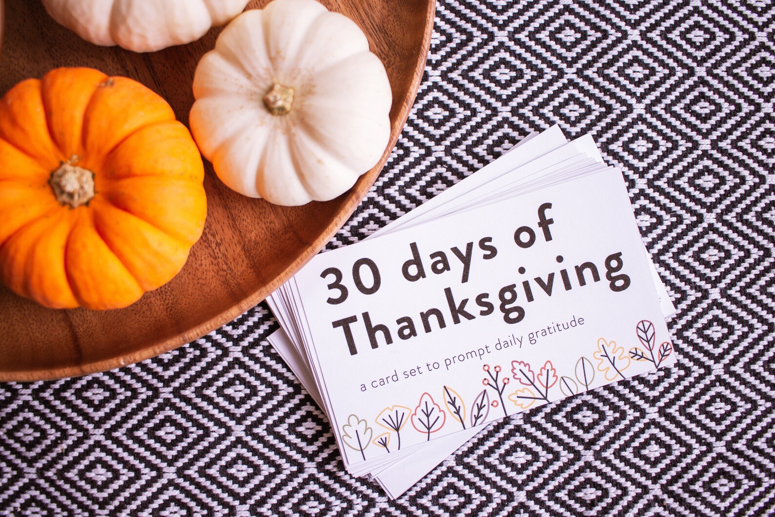 30 Days of Thanksgiving Printable Card Set: Full Bible Verse - Etsy