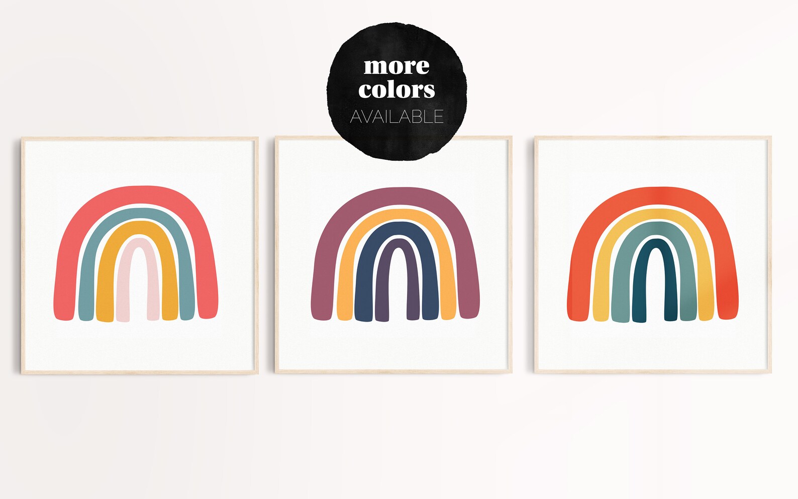 Pastel Rainbow Square Print Digital Download Printable | Etsy