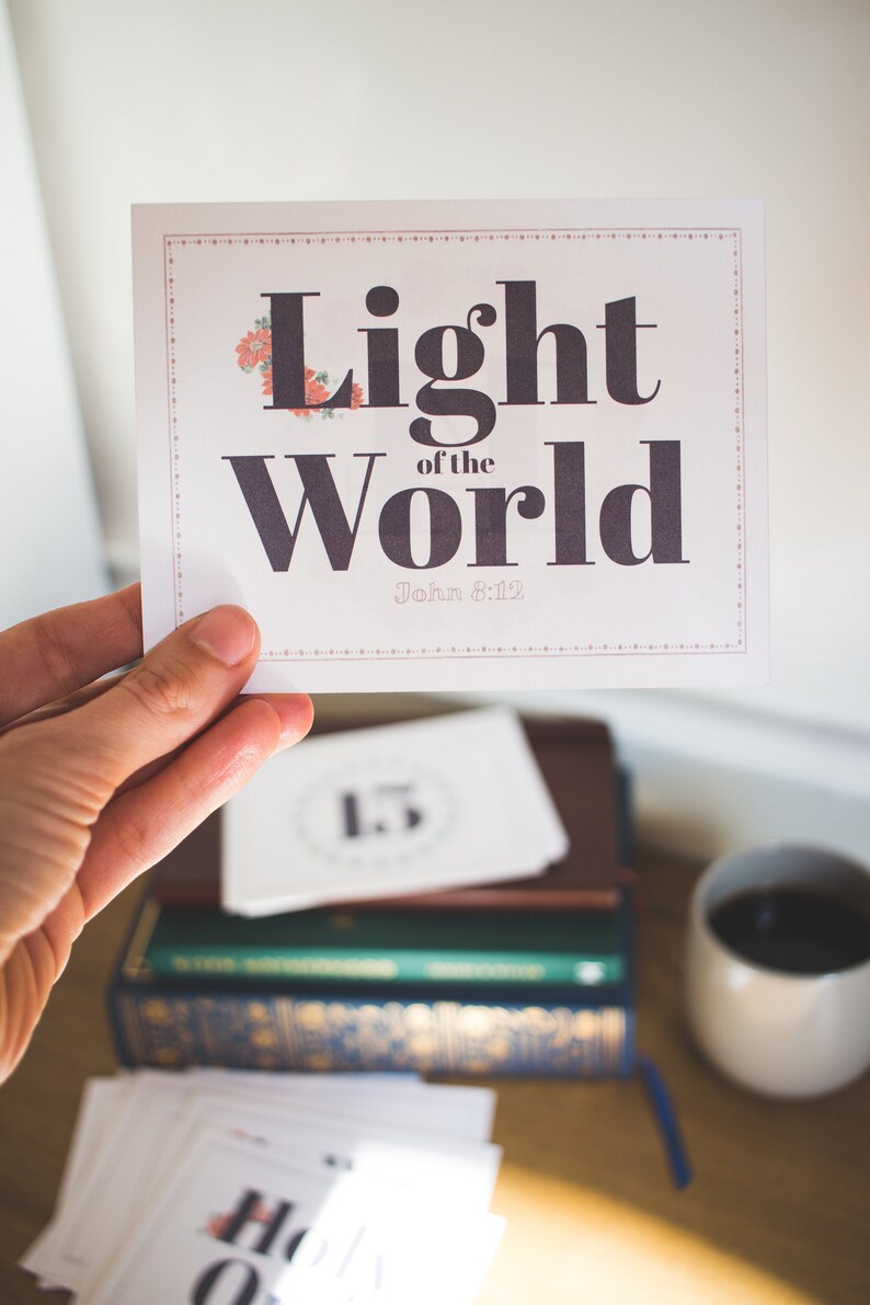 Names of Jesus Advent Cards Postcard Size 4.25x5.5 | Etsy