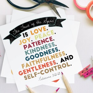 Fruit of the Spirit Scripture Memory Cards (DIGITAL DOWNLOAD ...