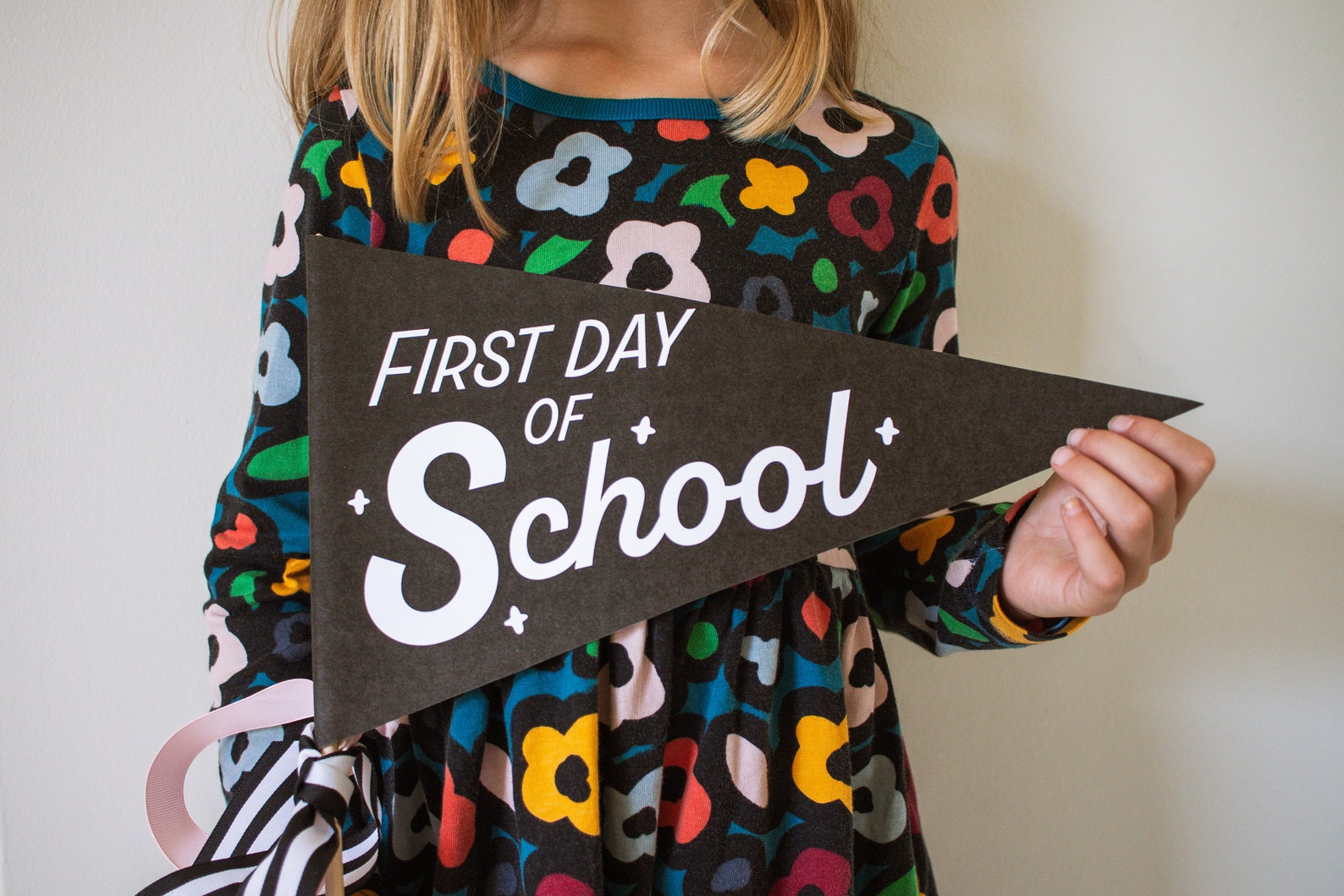 First Day of School Printable Flags: Preschool-6th Grade Bundle ...