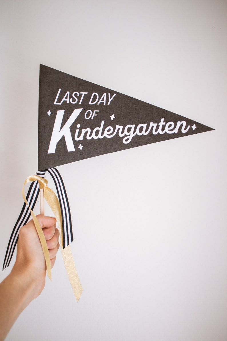 Last Day of School Printable Flags: Preschool-6th Grade Bundle - Etsy