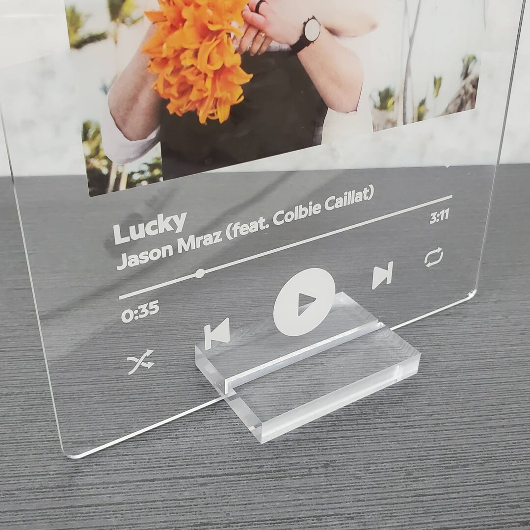 Music Plaques, Personalized Plaque, Photo Plaque, Music Photo Frame ...