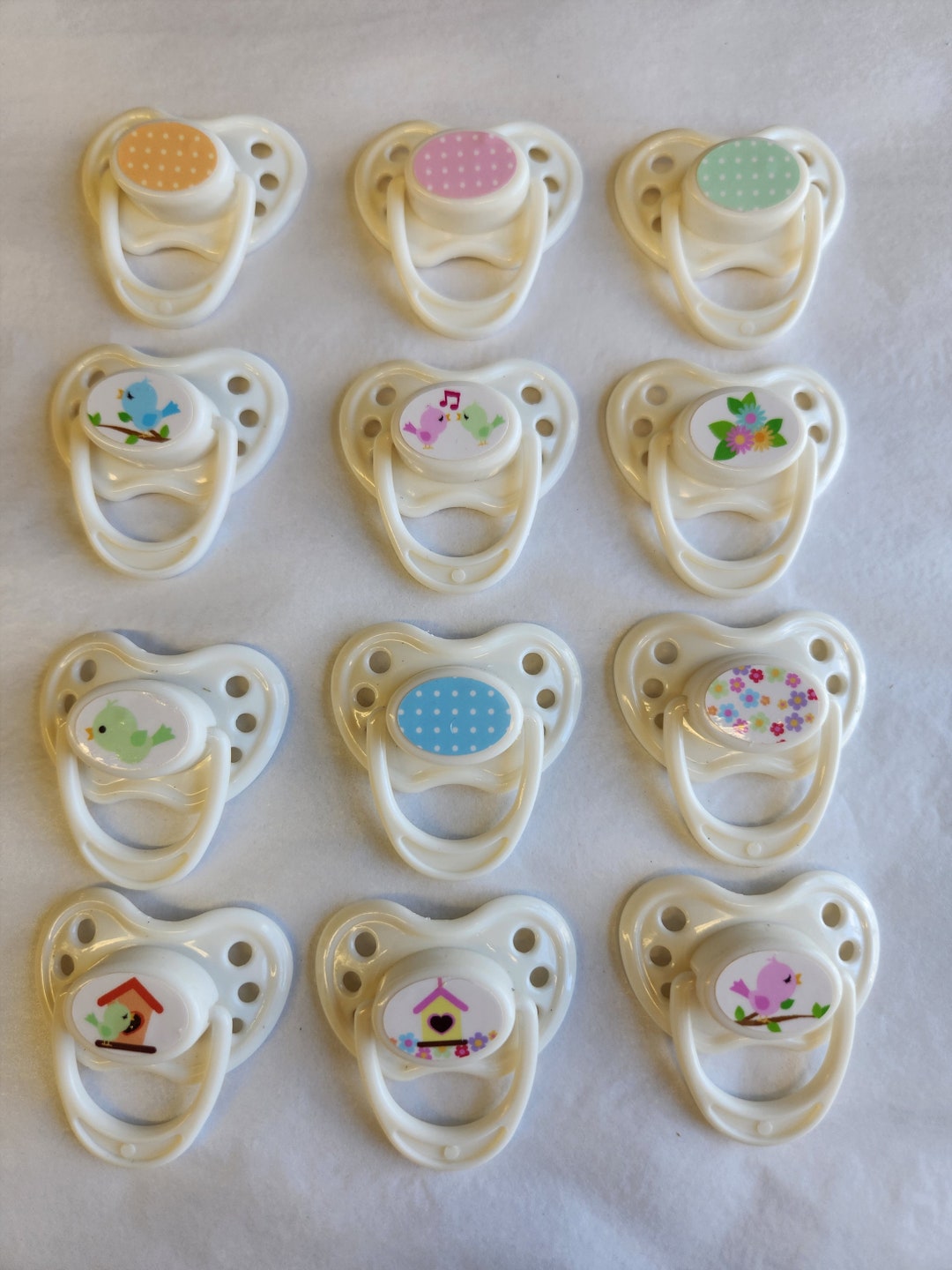 Magnetic Pacifier for Dolls 1pc (sweet Little Bird )design - Etsy