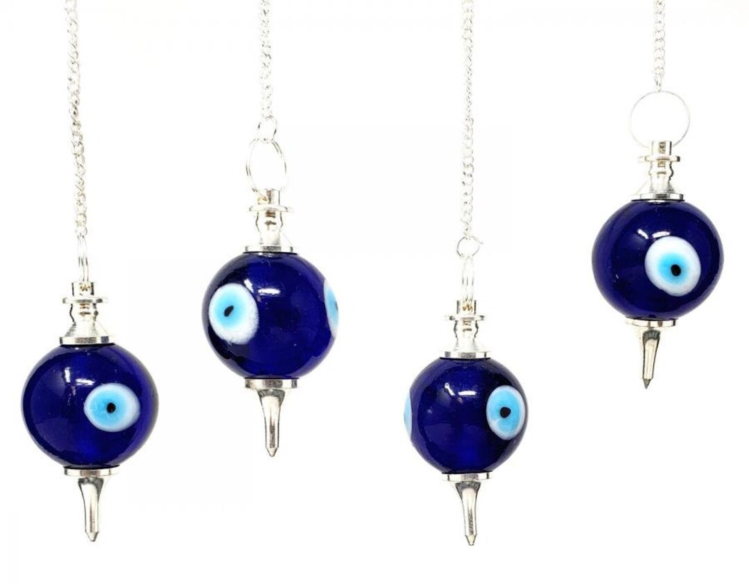 Evil Eye Ball Pendulum With Chain - Etsy