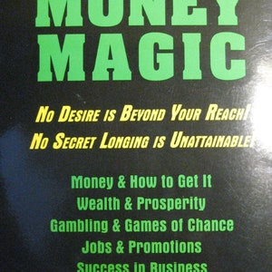 Money Magic by Jade Money Spell Book last2physicalcopies Left SUPER ...