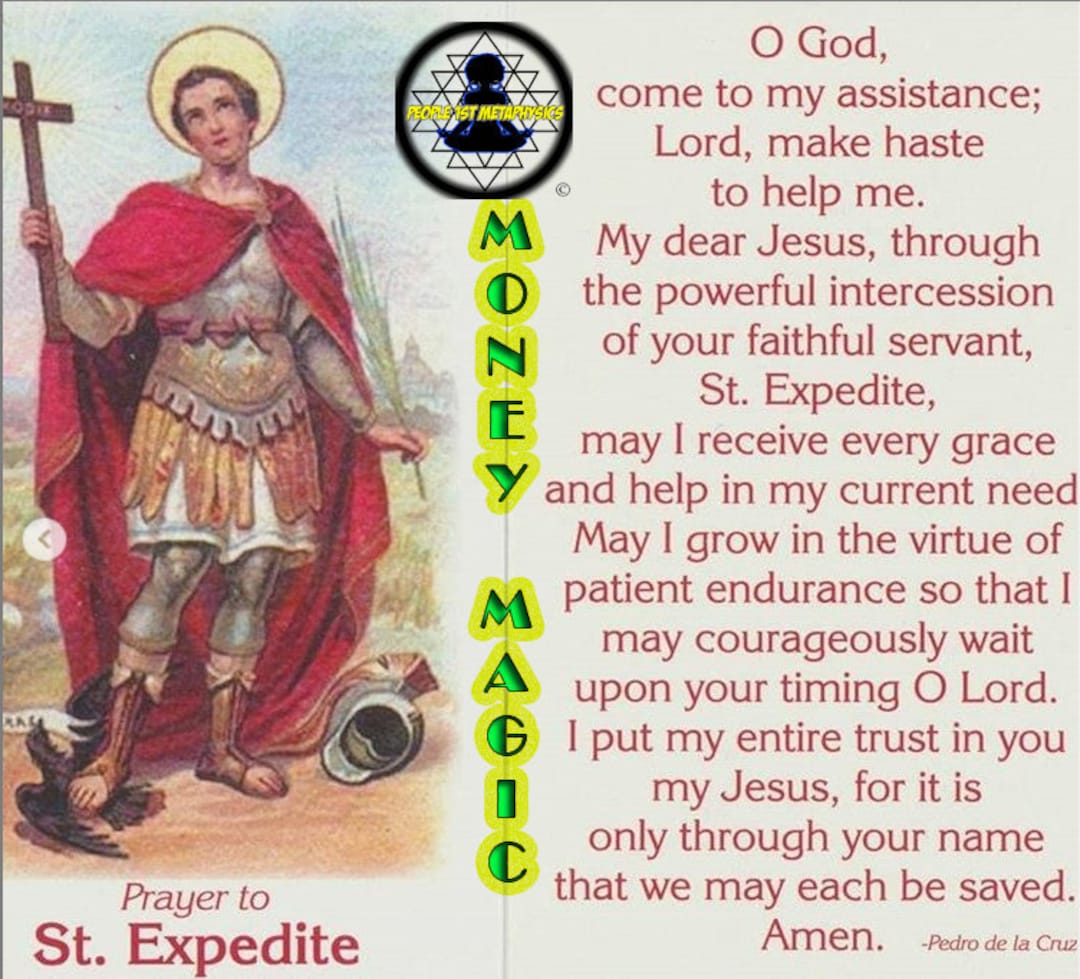 Saint Expedite Special "magic Money" Instant Download *easy Rituals* # ...