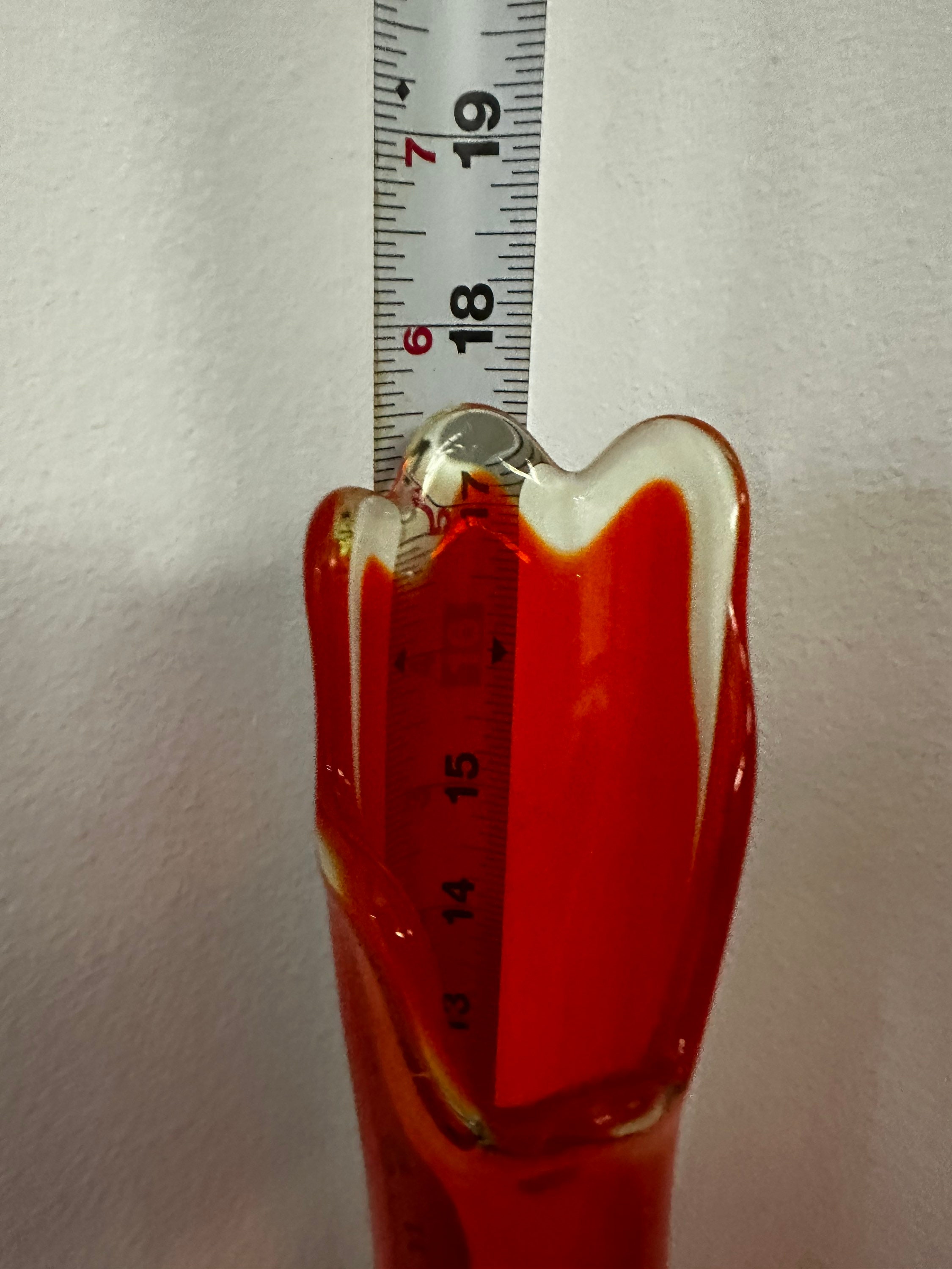 Vintage LE Smith Orange 17 Footed Vase - Etsy