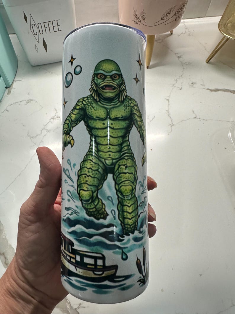 Fantastic Creature From the Black Lagoon Flash Sheet Style Tumbler - Etsy