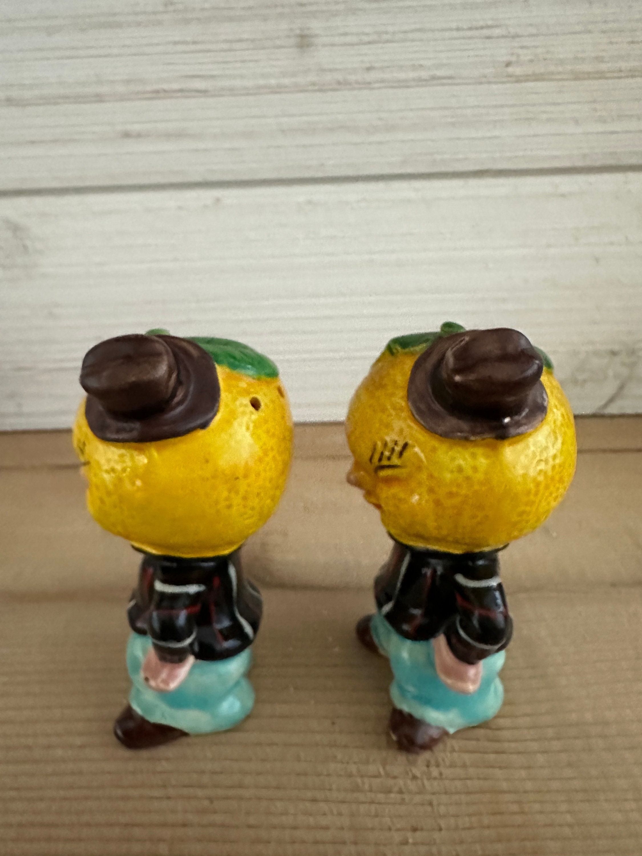 Vintage Anthropomorphic Winking Lemon Shakers - Etsy