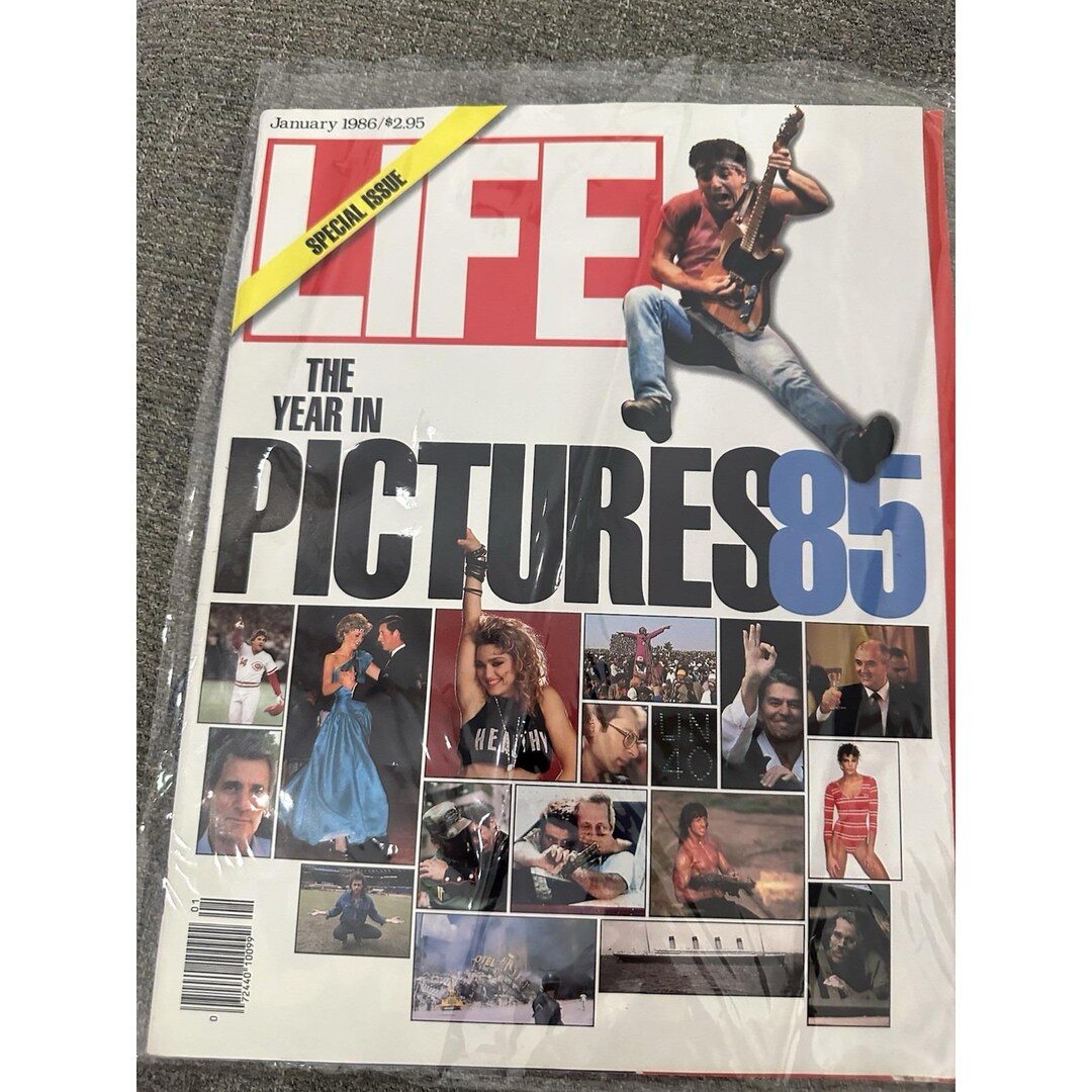 Vintage 1986 LIFE Magazine Year in Pictures 1985 - Etsy